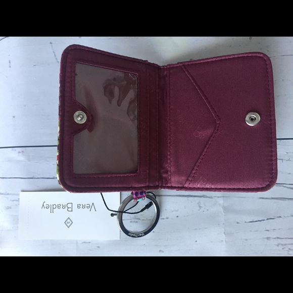 Vera Bradley | Bags | Vera Bradley Double Campus Id Wallet Keychain New ...